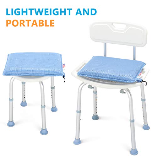 OasisSpace Cushion for Shower Chair, Seat Cushion for Shower Bench, Transfer Benches, Shower Chairs and Kneeling Pads,Bath Seat Cushion for Elderly, Senior, Handicap & Disabled