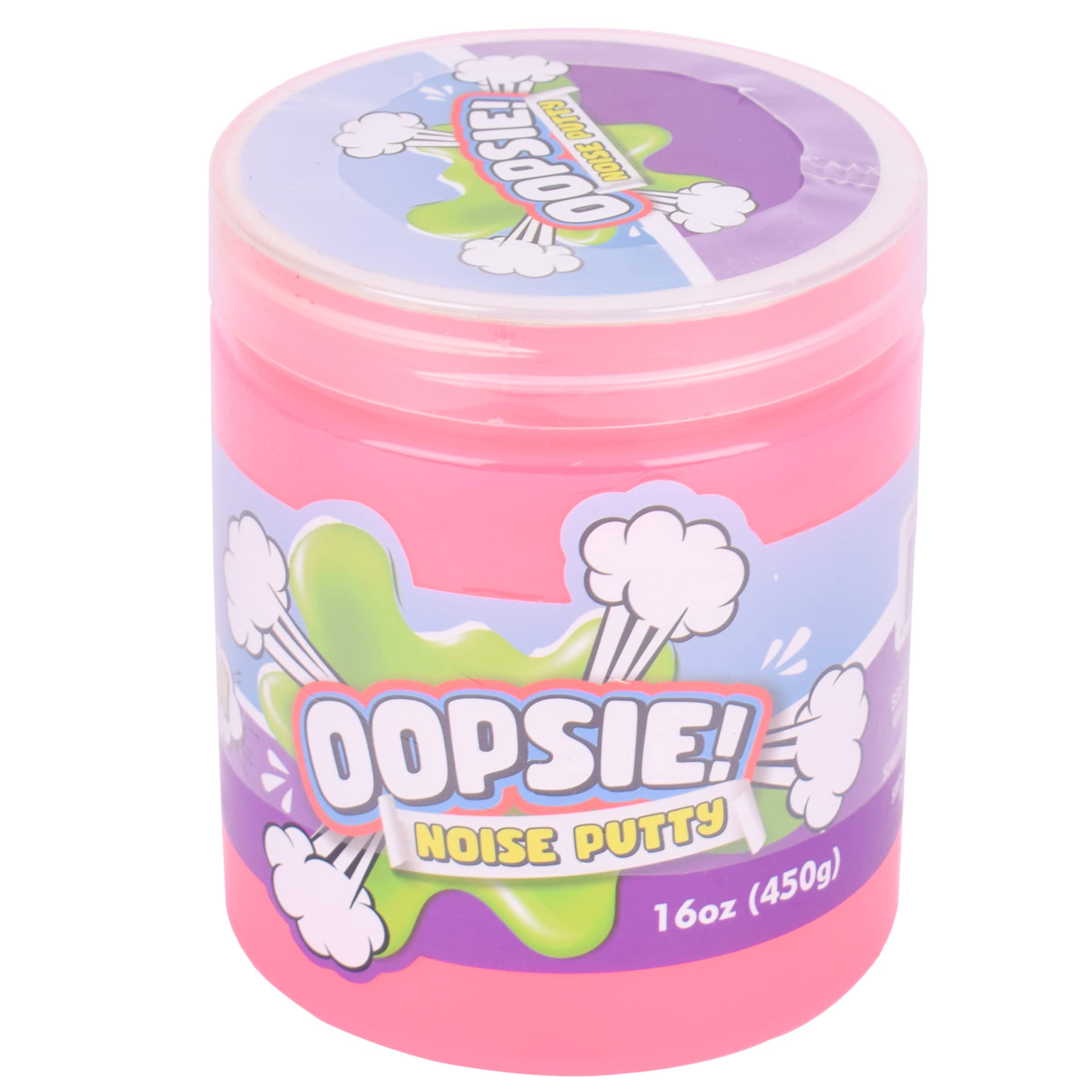 Oopsie Noise Putty - 1lb Container | Squishy Sensory Toy for Kids and Adults | Receive One, Colors May Vary - Sunny Days Entertainment, Large