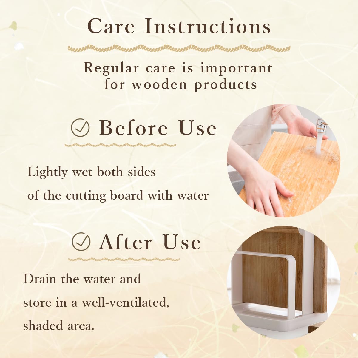 Nezame Japan Hinoki Cypress Lightweight Cutting Board 11 x 7" Japanese Natural Products Wood Chopping Board