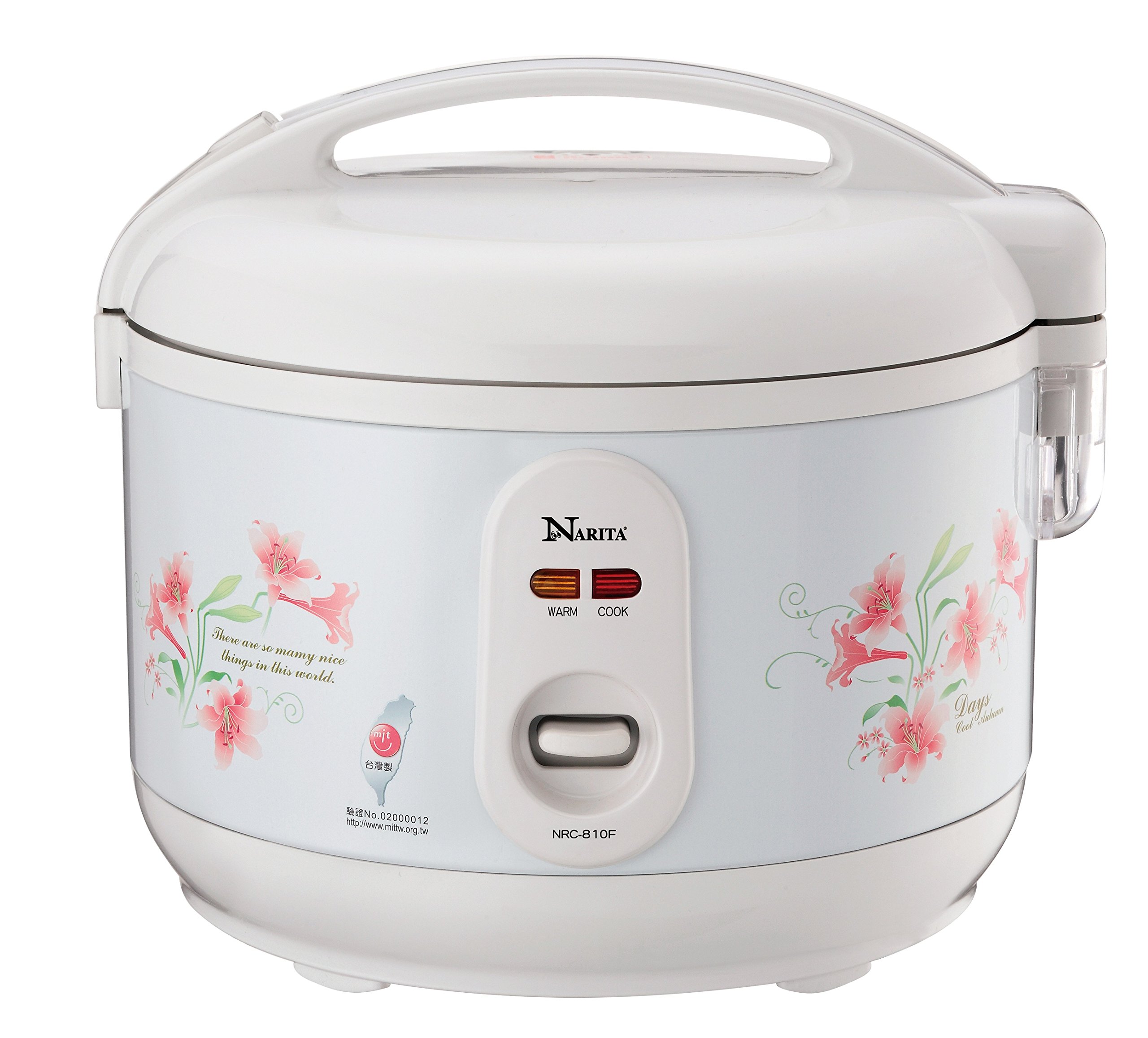Narita Deluxe Rice Cooker (6 Cup Uncooked) (2-12 Cooked)