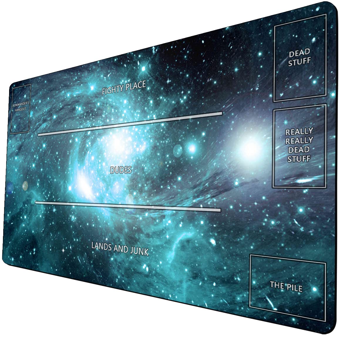 Mysterious Planet MTG Playmat Board Game Gamemat for TCG Trading Card Game Play mats 60cmx35cm Mousepad Collection Starlight 033 with Line Zones