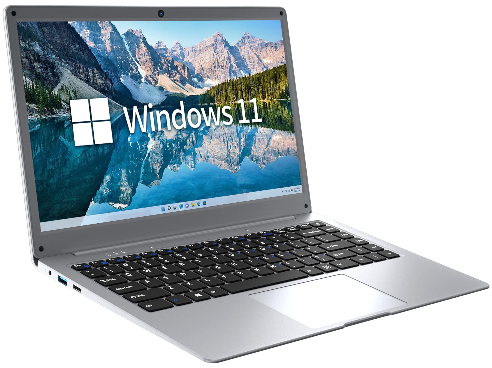 OEDODO Laptop 14'' Full HD, 12GB RAM, 256GB SSD, Laptop Computer with Windows 11, Intel UHD Graphics, Intel Celeron Processor, USB 3.0, Bluetooth, Grey