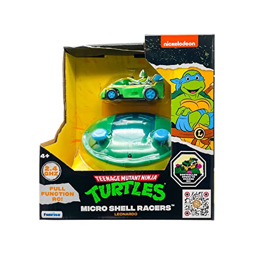 Teenage Mutant Ninja Turtles 3" Micro Shell Racers, Leonardo, Ages 5+