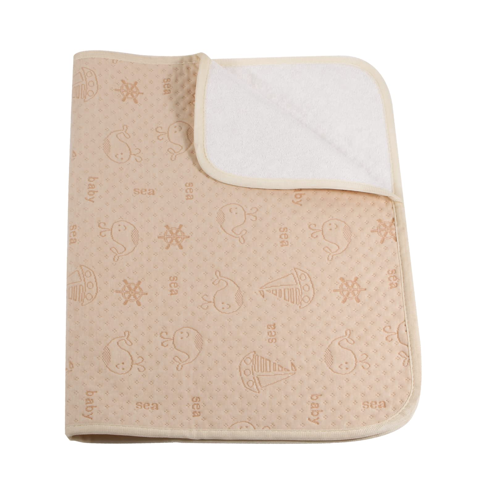 PHREKUDA 2 pcs Baby Bed Pee Pads, Portable Diaper Changing Pad, Changing Pee Pads Pets Potty Training Mat, Waterproof Reusable Washable (19"x27", 2 Pack)