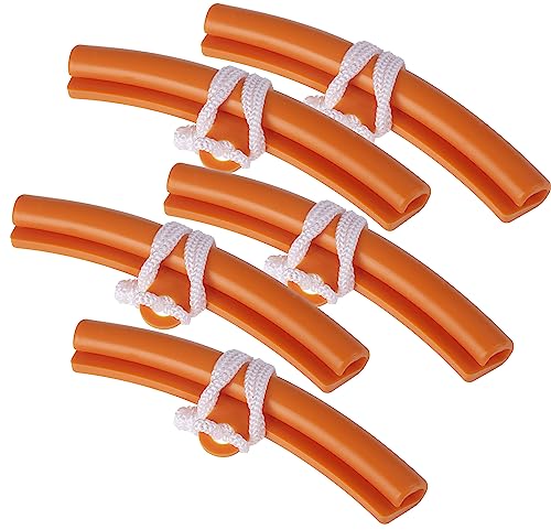 P1Tools Wheel Rim Protector Set, Rubber Wheel Changing Rim Edge Savers for a Motorcycle, Car or ATV Orange 5 PACK