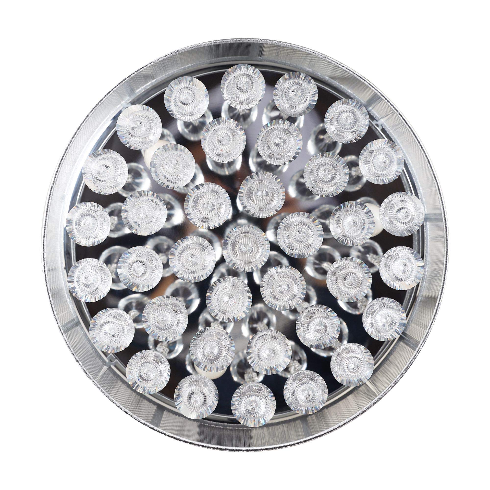 Hall of Lamp Ceiling Fan with Light and Remote 36 Inch Modern Crystal Ceiling Fan with 3 Retractable Blades, 3 Lights Not Included