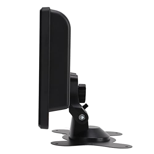PUSOKEI 7 Inch Small Monitor,Mini Monitor TFT LED Screen Support VGA HD Multimedia AV BNC USB DC Input,Portable Car Home HD Display with Speaker Remote Control