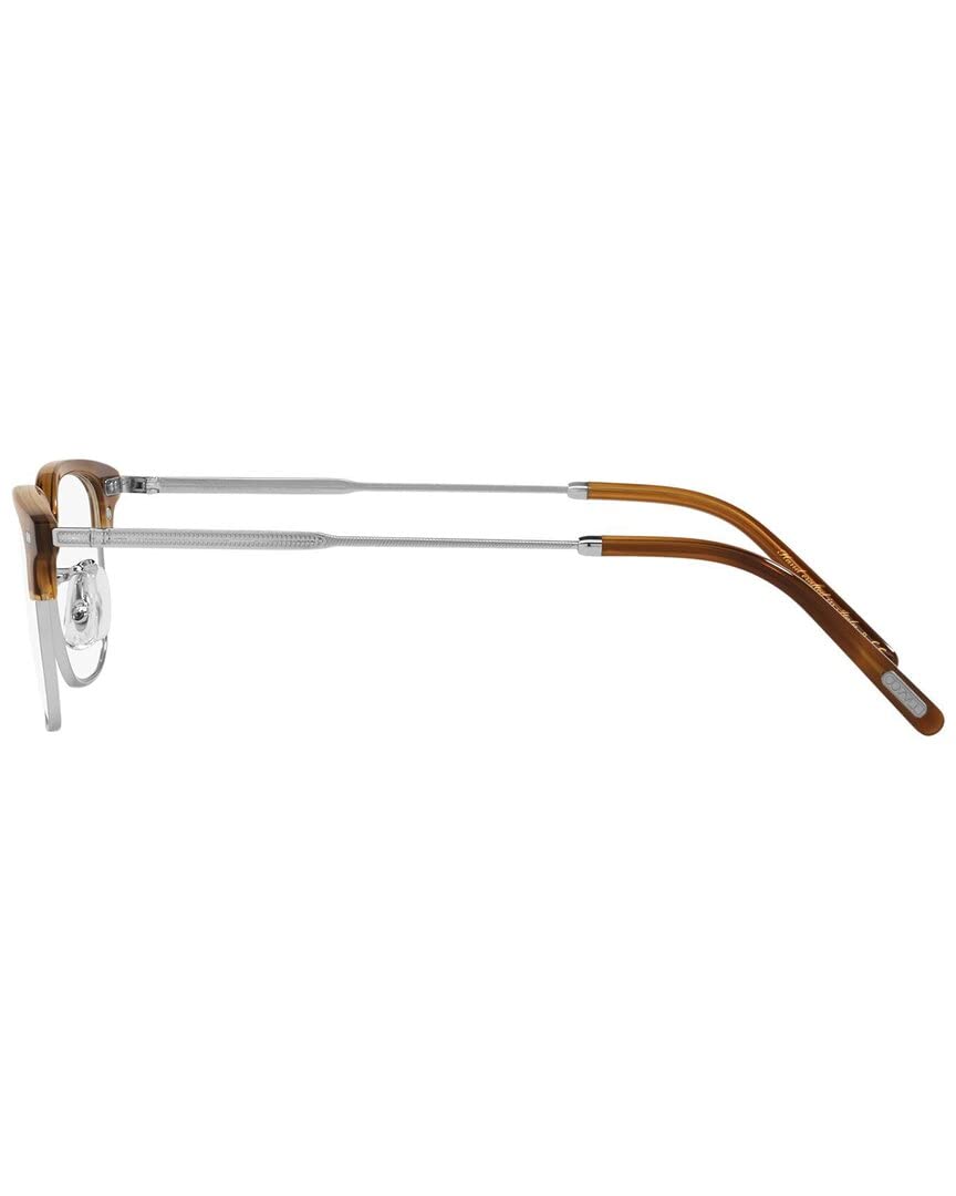Oliver Peoples 0OV5468 Kesten 1011 Brushed Silver/Raintree Rectangular Unisex Eyeglasses