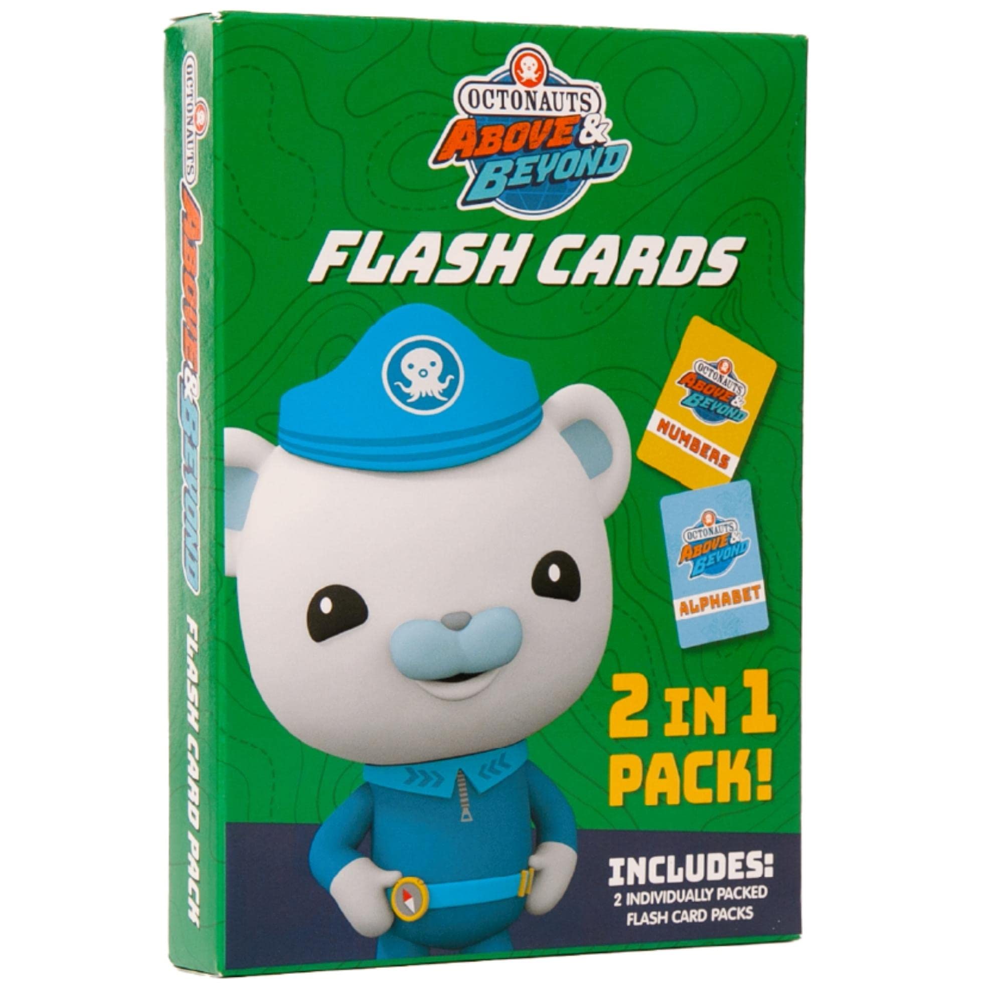Mighty Mojo Octonauts Kids Classic Flash Cards Set β Learn Alphabet and Numbers - Fun Educational Game for Boys and Girls - Octonauts Party Game Toys - Family Game Night β Learning Edition