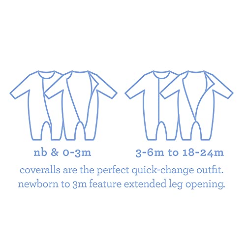 Magnetic Me Easy-Close Modal Coverall Jumpsuit Bunnymoon 3-6 Months