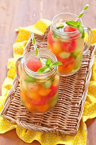 Outside the Box Papers Strawberry Shortcake Theme Polka Dot and Striped Paper Straws 7.75 Inches 100 Pack Red, Pink, Lime Green, White