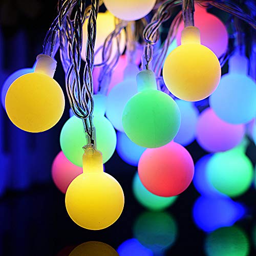 hhxiao String Light 7m Ball String Lights Solar Powered 50led Christmas Light Patio Lighting for Home Garden Lawn Party Decorations