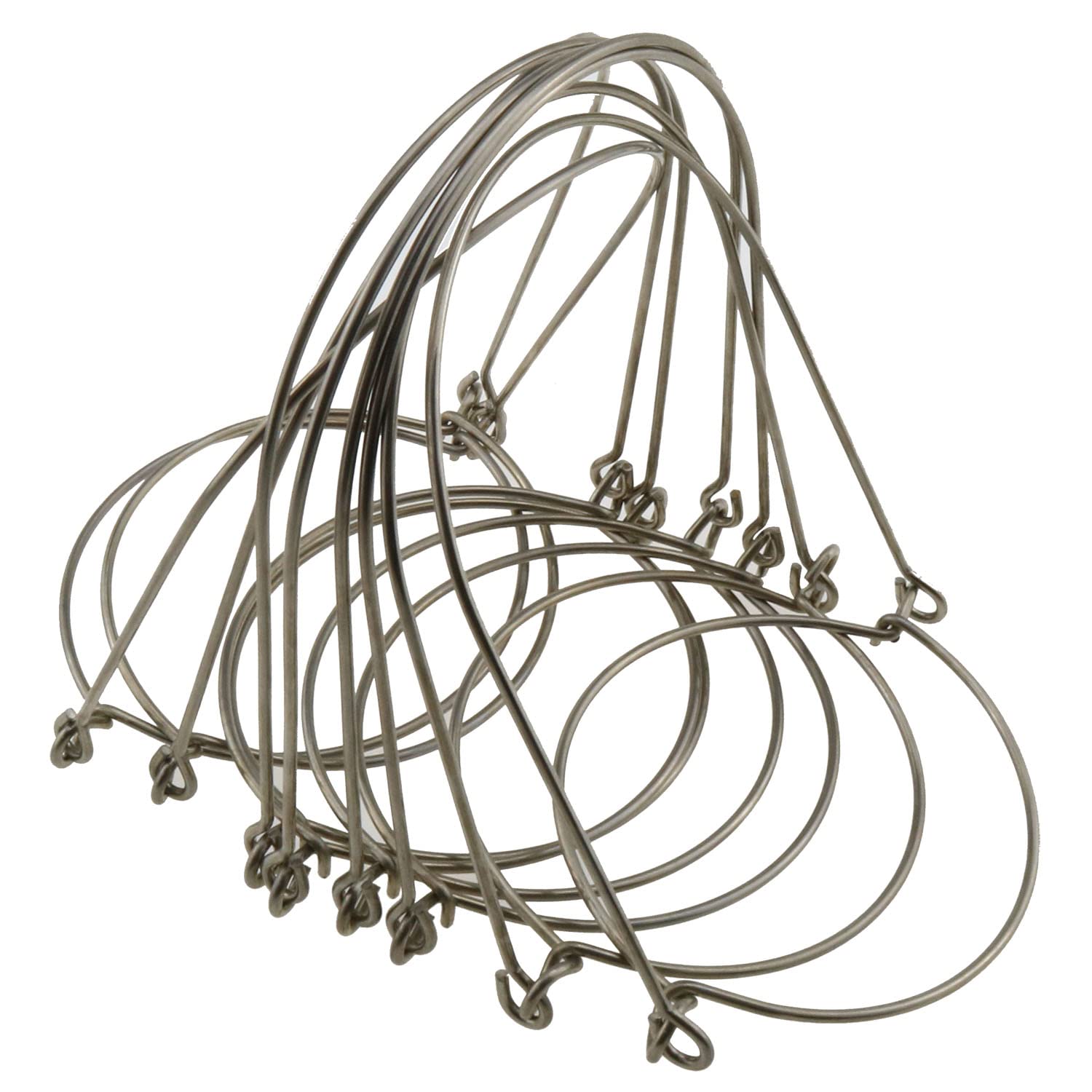 MEETOOT 8PCS Stainless Steel Glass Bottle Handle Jar Wire Hanger Stainless Steel Mason Jar Hangers and Hooks Wire Handles