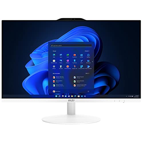 MSI PRO AP272 AIO Desktop, 27" FHD IPS-Grade LED, Intel Core i7-12700, 16GB Memory, 250GB SSD, WiFi 6, BT 5.1, Black, 3-YR Warranty, Windows 11 PRO (12M-030US)