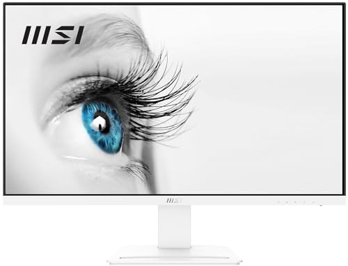MSI Pro MP273W, 27", 1920 x 1080 (FHD), IPS, 75Hz, TUV Certified Eyesight Protection, 5ms, HDMI, 1 (v1.2a), Tilt