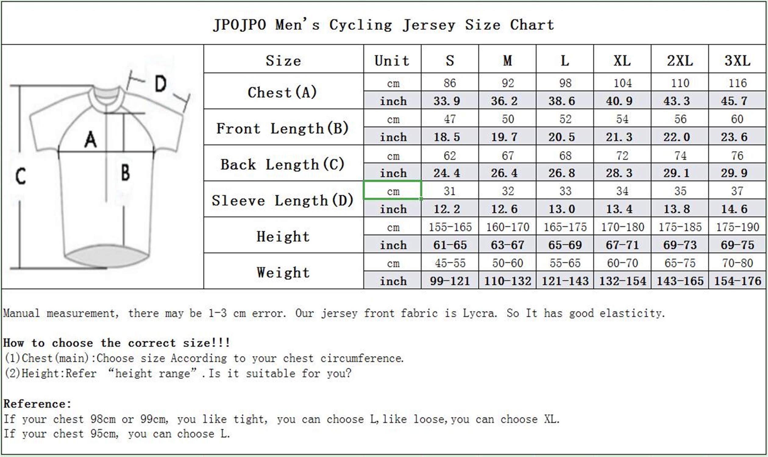 JPOJPO Women Cycling Jersey Short Sleeve Bike Shirt Tops with 4 Pockets Reflective S-3XL