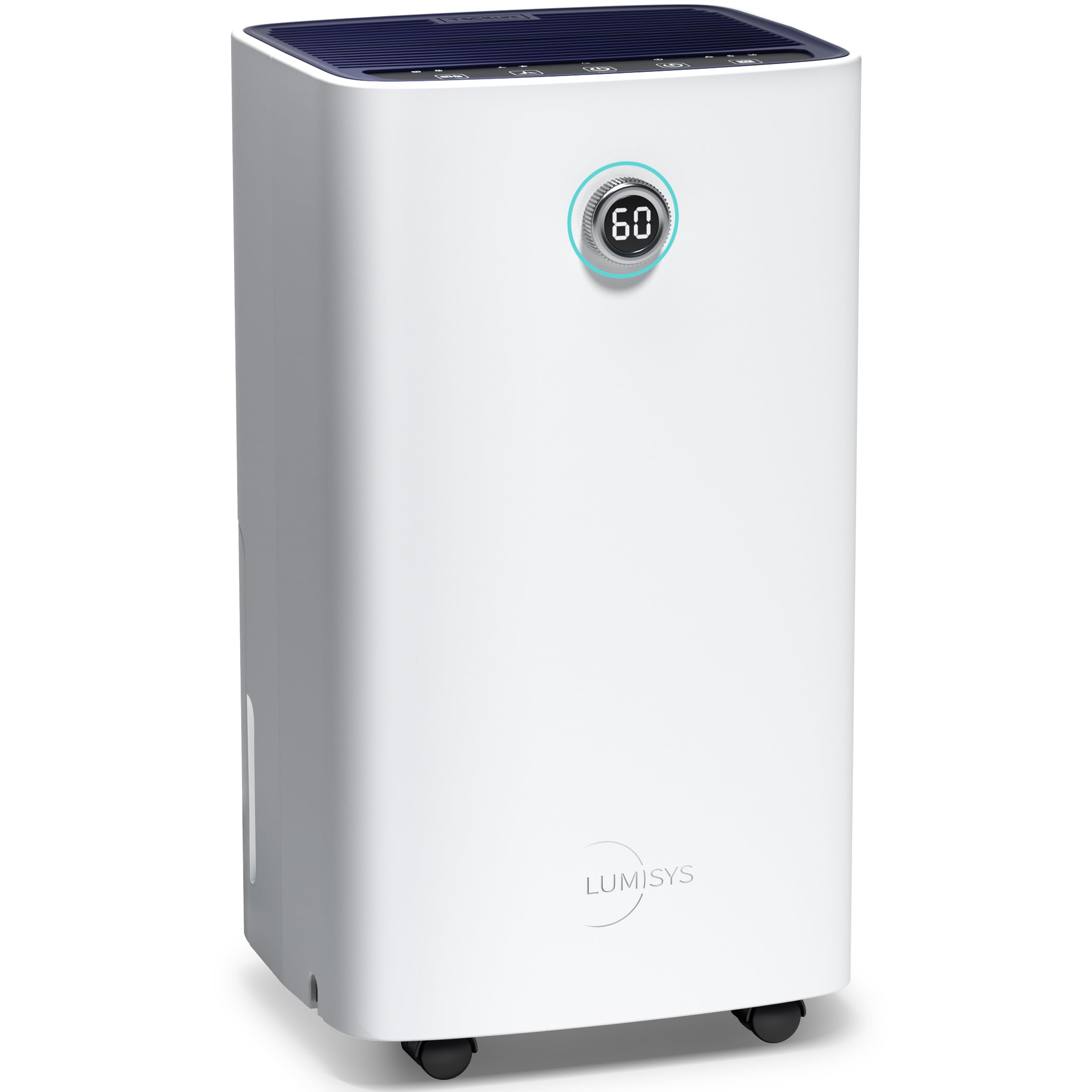 Lumisys 2000 Sq Ft 30 Pints Dehumidifiers for Large Room, Basements, Home, Bathroom, Bedroom, with Auto or Manual Drainage | 36db Industry Leading Noise Reducing | Air Filter, Three Operation Modes,