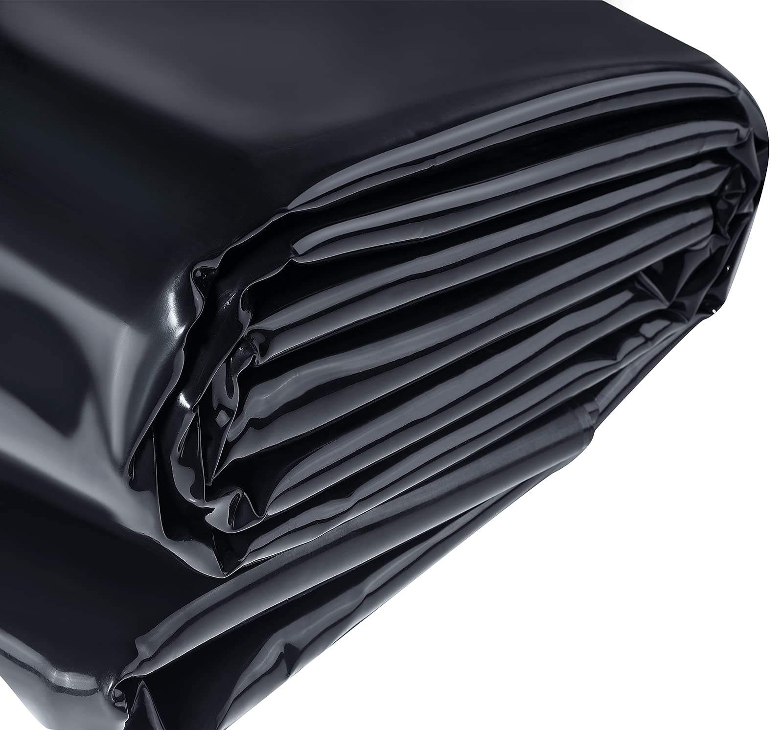 KLEWEE Pond Liner, 4 x 7ft 20 Mil Small Pond Liners, Black Heavy LDPE Duty Pond Liners for Outdoor Ponds, Waterfall, Stream, Fountains