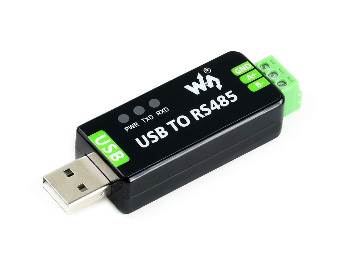 Industrial USB to RS485 Converter Adapter Original FT232RL and SP485EEN Chip, Lightningproof Tube, Resettable Fuse, ESD And TVS Protection Circuits,Supports Mac, Linux, Android, WinCE,Windows