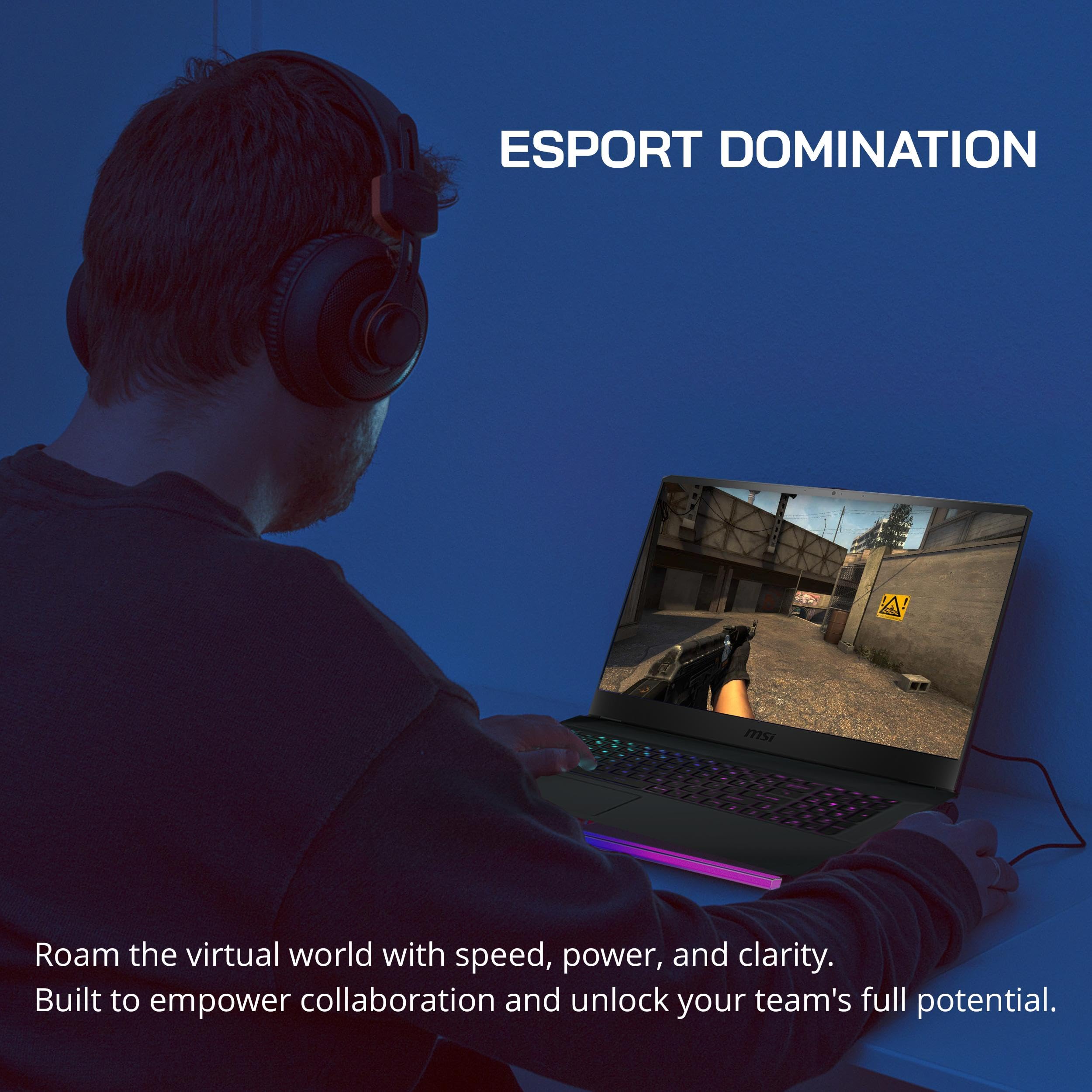 MSI GE76 Raider 17.3” FHD 144Hz Gaming Laptop, Intel Core i7-12700H, 32GB DDR5, 1TB SSD, GeForce RTX 3060, RGB KB, Numpad, FHD Webcam, VR-Ready, Wi-Fi 6, Bluetooth, Win 11 Pro, Grey, 32GB USB Card