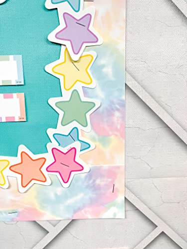 Teacher Created Resources Pastel Pop Stars Die-Cut Border Trim