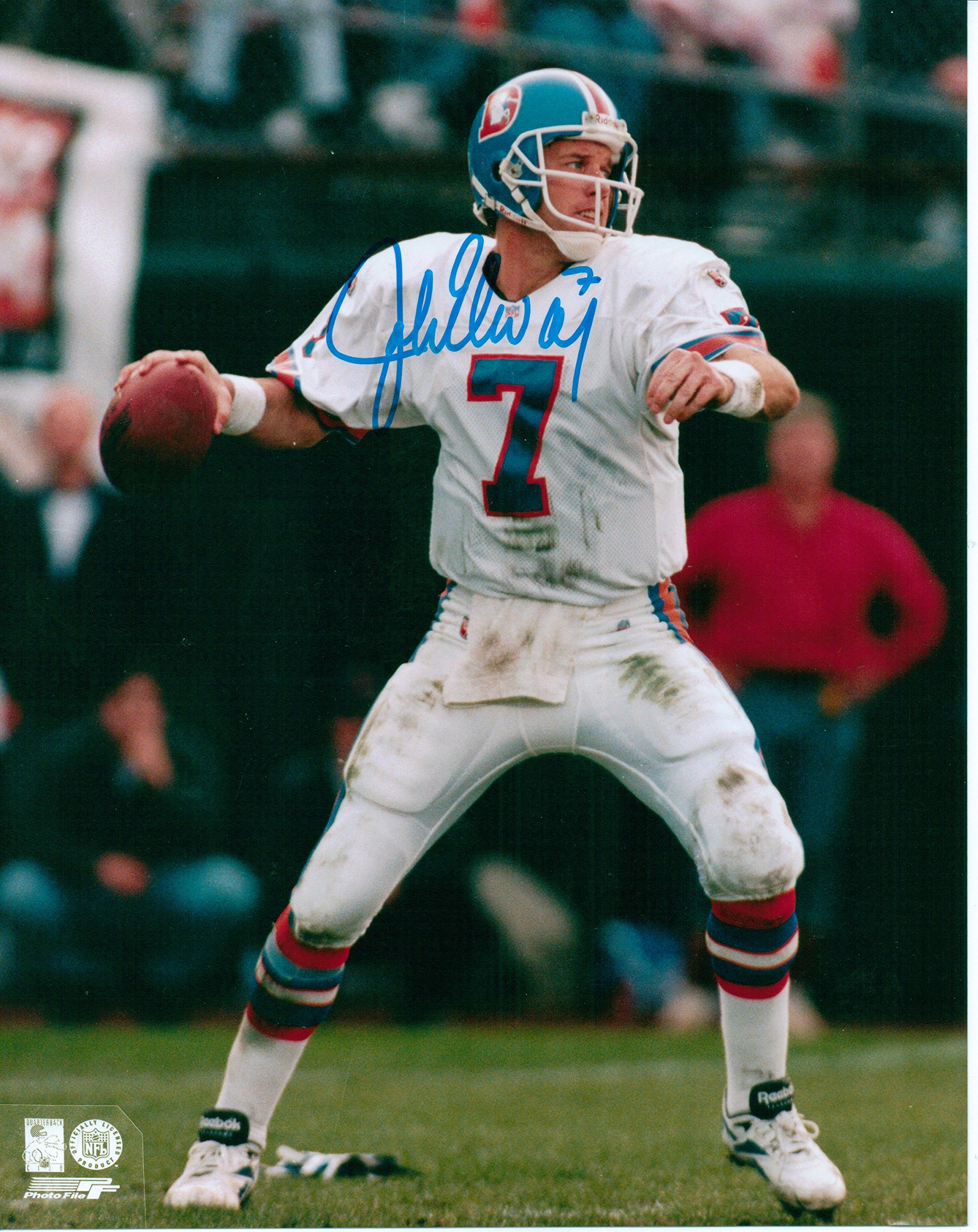 Kirkland John Elway 8 X 10 Photo Autograph on Glossy Photo Paper