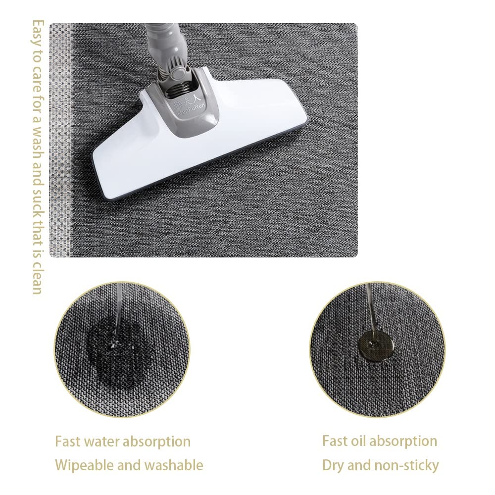 Kitchen Mat and Rugs Cushioned Kitchen mats,Non-Skid Waterproof Kitchen Rugs and Mats,Water and oil resistant washable and wipeable ,Ergonomic Comfort Standing Mat for Kitchen
