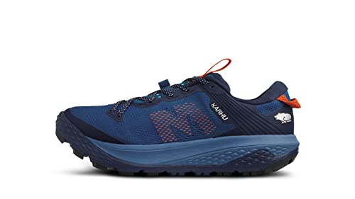 Karhu Men's Ikoni Trail Water Resistant Trail Running Shoe, Set Sail/Harvest Pumpkin, 8.5