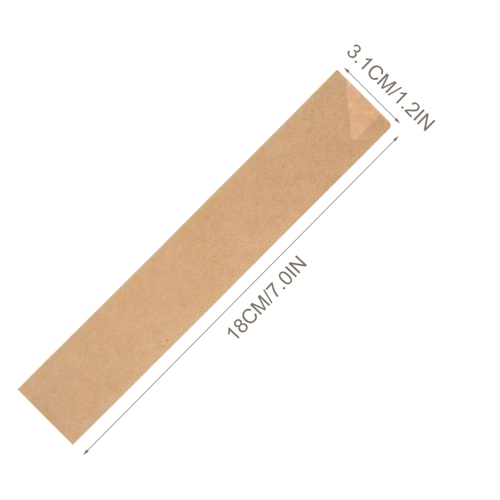 Luxshiny 600pcs Time for Pouches Portable Bag, Bags, Sleeve Disposable Sleeve, Holder Kraft Chopsticks Spoon Pocket Tableware and Restaurant Flatware Pockets Wrapping Wrapped Sleeves Paper