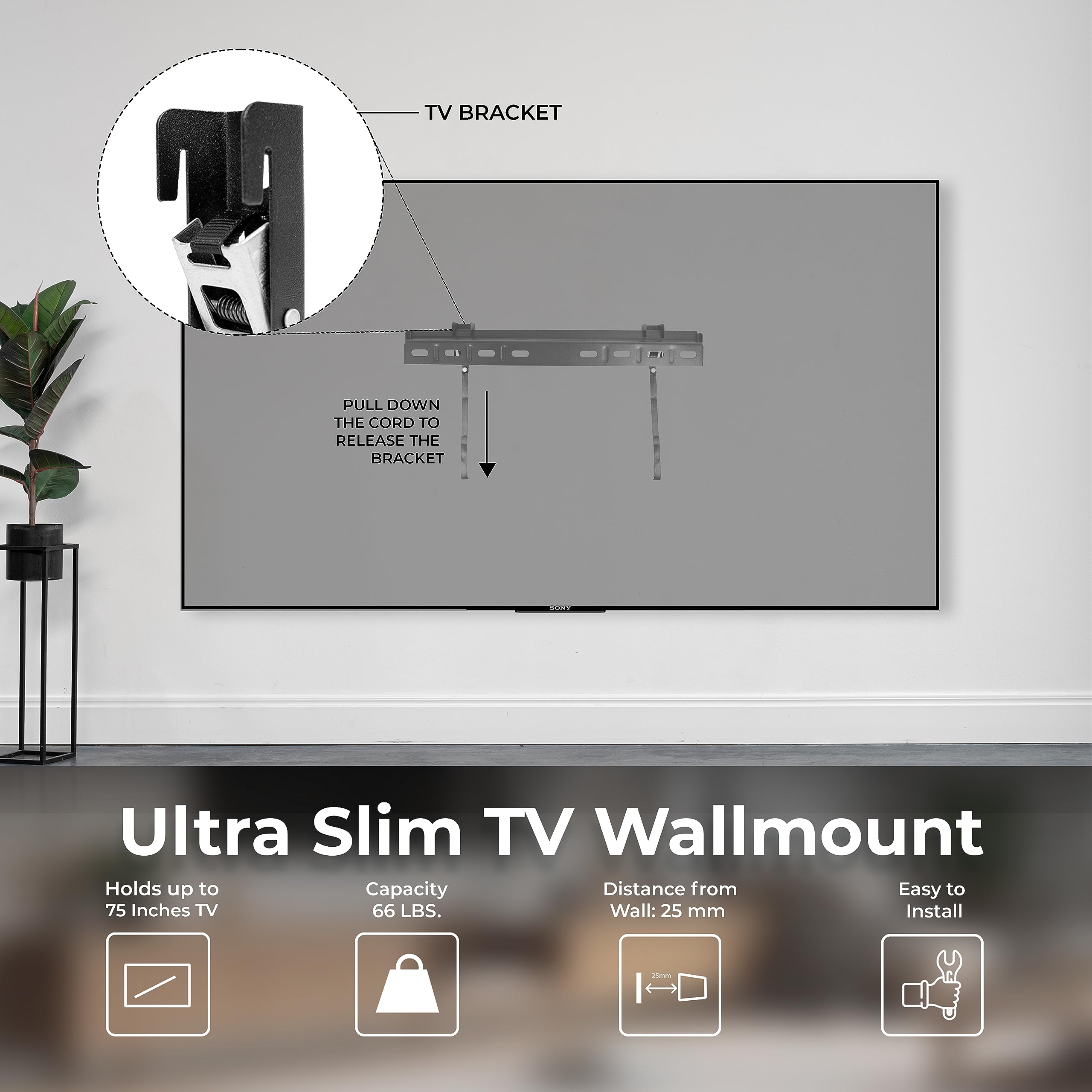 Onn 24-Inch Class HD 720p LED Smart TV 60Hz Refresh Rate Compatible with Alexa & Google Assistant + Free Wall Mount (100012590) (Renewed)
