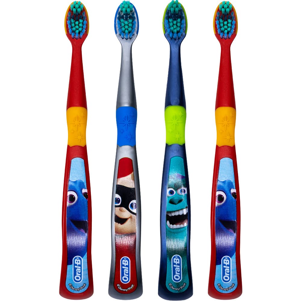 Oral-B Kids Pixar Toothbrush, Children 3+, Extra Soft, Characters Monster - 1 Count