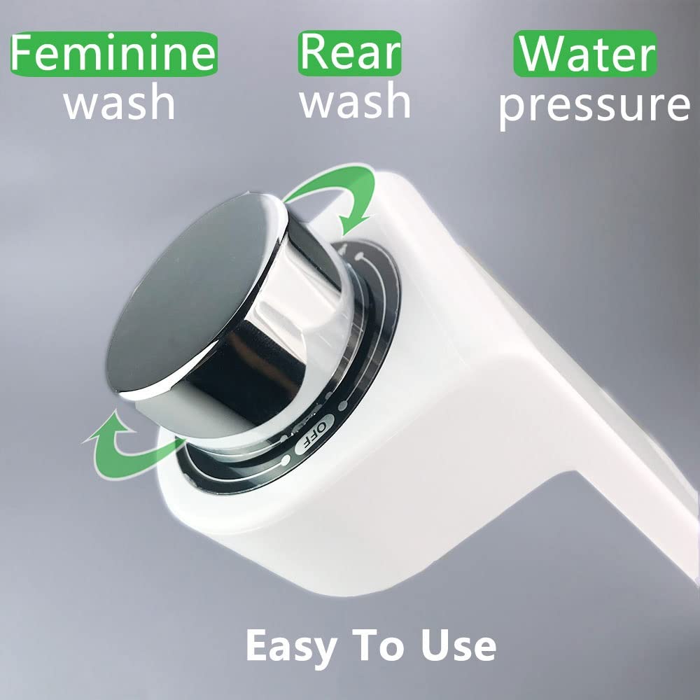 yghlh Bidet Attachment for Toilet Seat SprayerSmall Non-Electric Bidet Small, 1