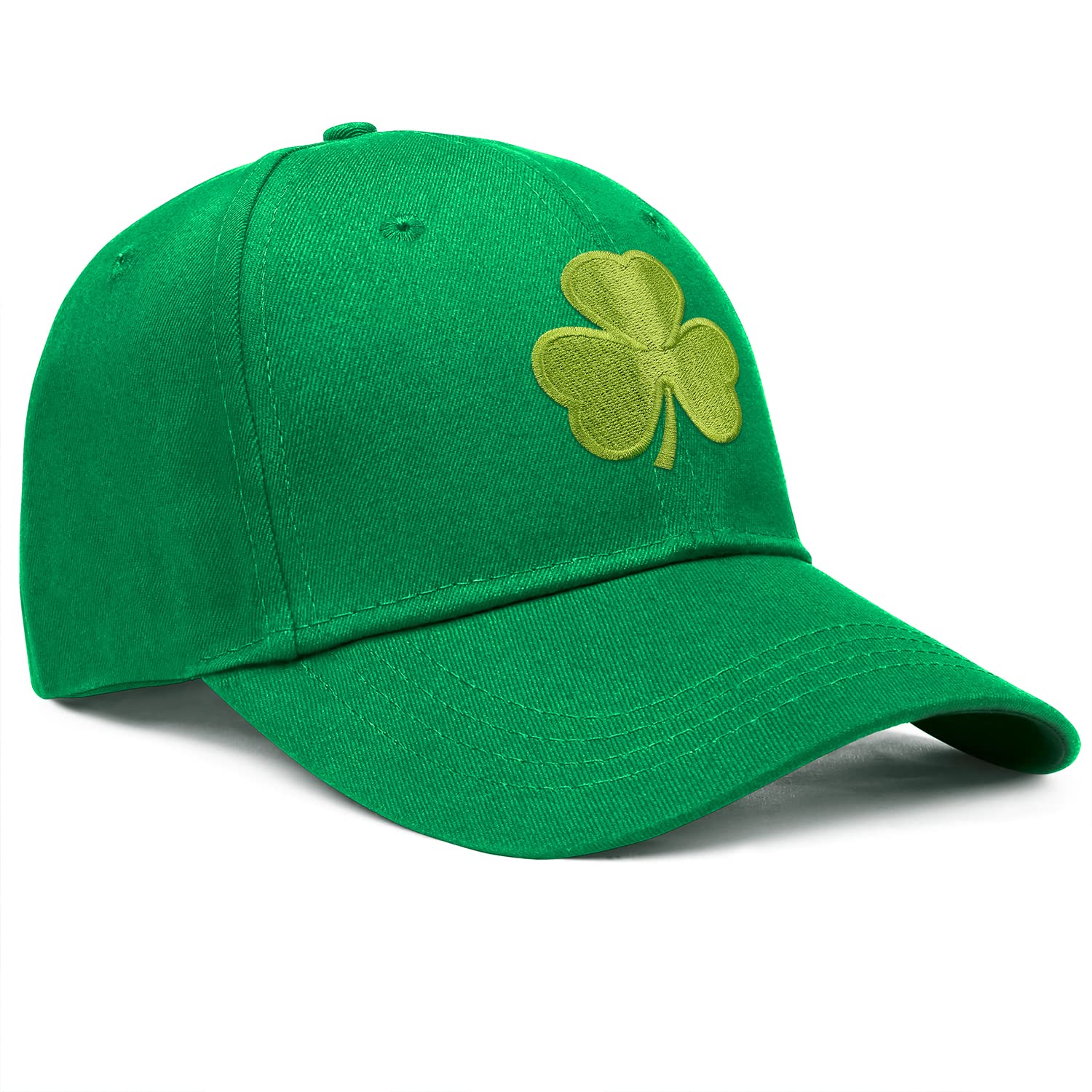LHSCVJSEKL St Patricks Day Hat Lucky Embroidered Baseball Cap Shamrock Hat Clover Saint Pattys Hat Men Women Green Adjustable