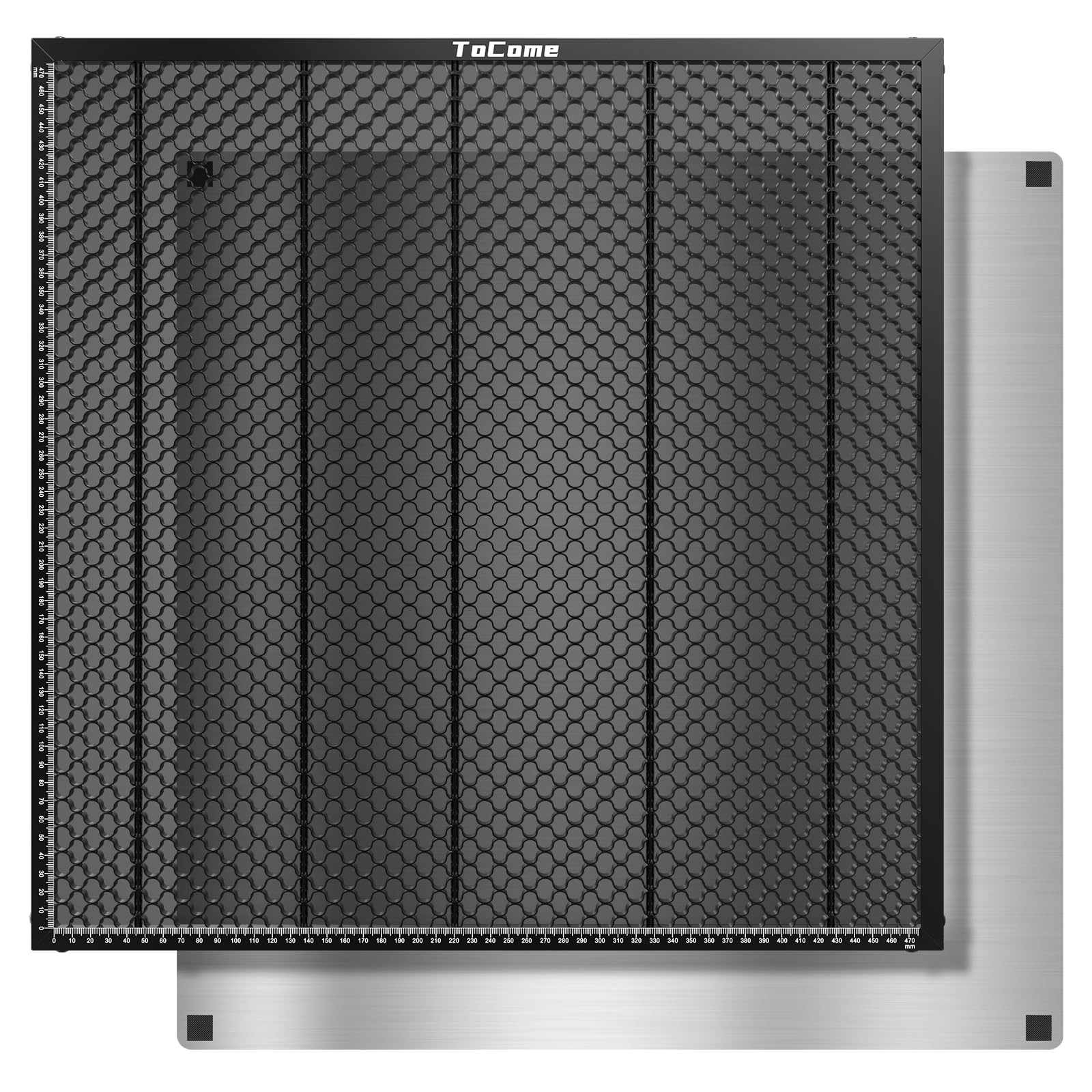 ToCome Honeycomb Laser Bed 500 x 500mm Steel Honeycomb Cutting Bed for D1 D1 Pro Falcon Falcon 2 and Most Laser Engraver Laser Cutter 19.68 x 19.68"