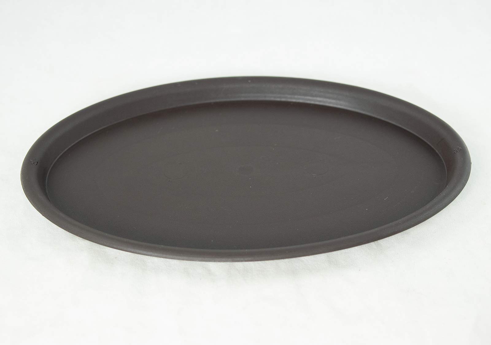 Oval Plastic Humidity/Drip Tray for Bonsai Tree 12.5"x 8.75"x 0.5"- Brown
