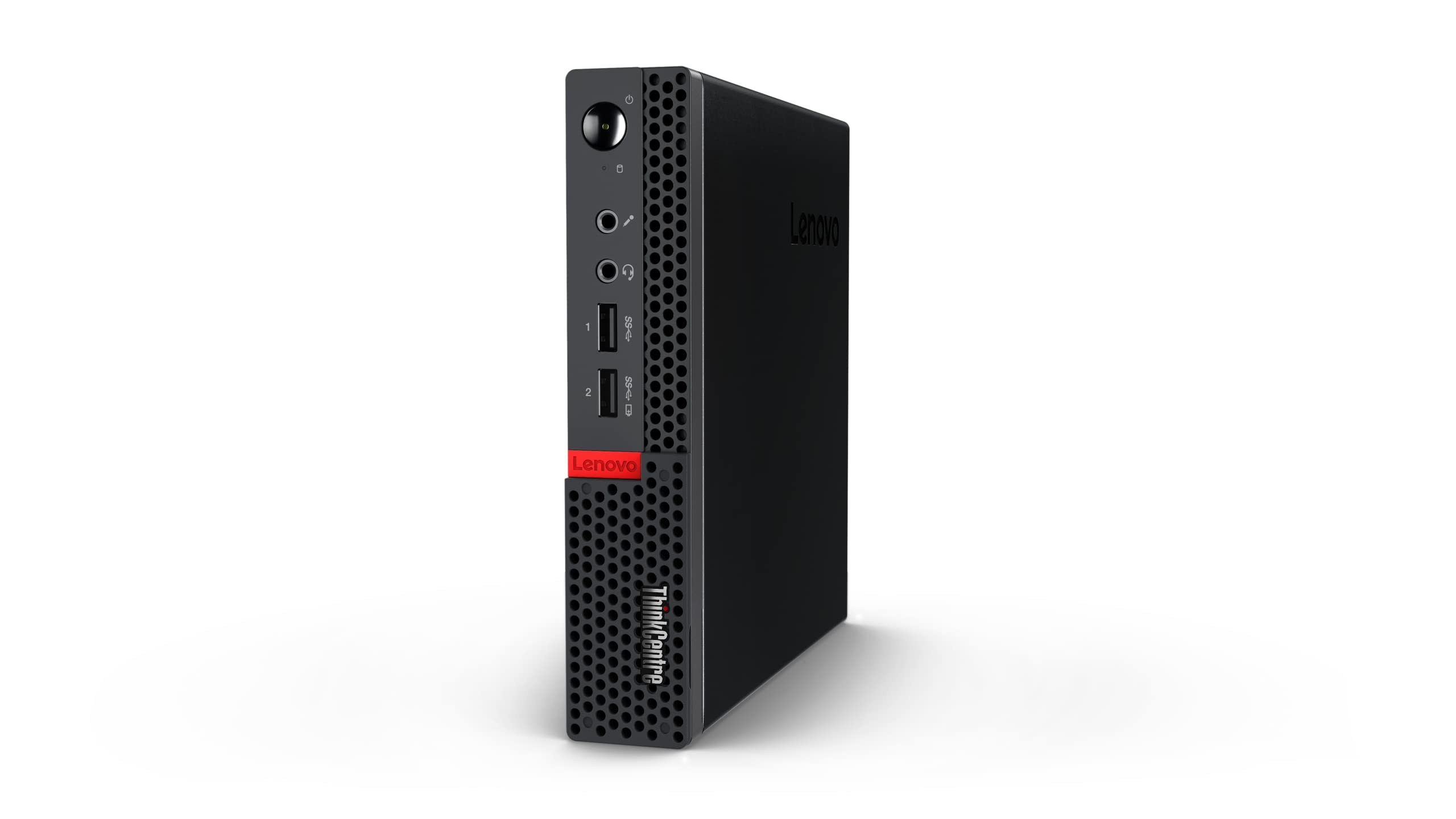 Lenovo ThinkCentre M625Q Thin Client Desktop Computer, AMD A9-9420e Processor, 4 GB DDR4 SDRAM, 128 GB SSD, AMD Radeon R5 Graphics, Windows 10 Pro, 10TF002WUS, Black