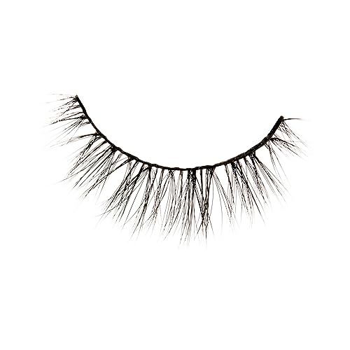 KISS Magnetic Curation False Eyelashes, 3 Pair with 5 Double Strength Magnets, Wind Resistant, Dermatologist Tested, Last Up To 16 Hours, Reusable Up To 15 Times in 3 Styles, Black, 3 Count