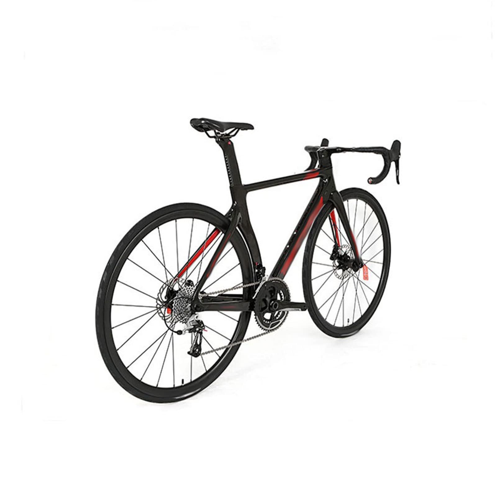 LIANAIzxc Bikes Carbon Fiber Frame Road Bicycle Unisex 22Speed Curved Handle Racing Front and Rear Double V Brake Ultralight Body (Size : X-Large)