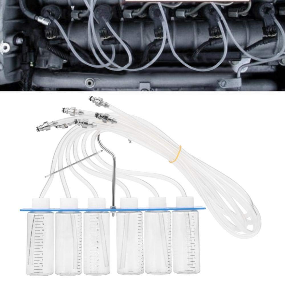 Injector Flow Diagnostic Cylinder Common Rail Adapter Tester Fuel Line Test Tool Kit W/Nozzle Tester Flow Meter Test Tools