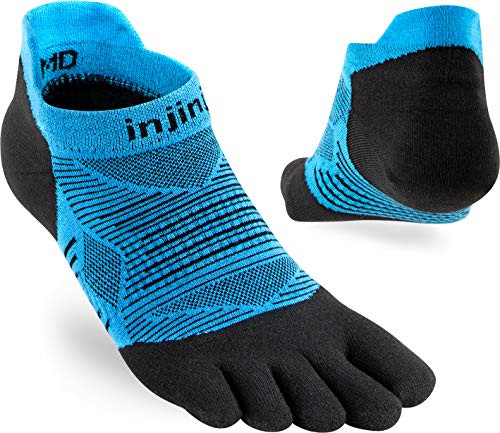 Injinji Run Original Weight No-Show (Large, Malibu)