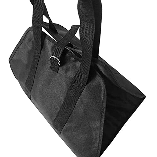 MengK Firewood Carrier Firewood Holder 600D Oxford Weather Resistant Wood Rack Storage Bag Log Tote