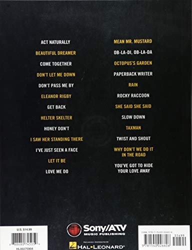 The Beatles - Songs with Just 3 or 4 Chords