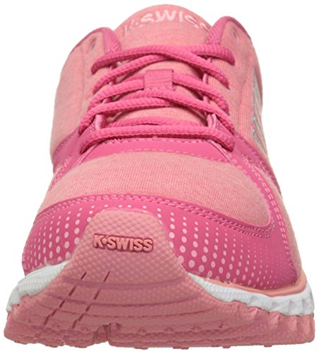 K-Swiss Women's X-160 Heather CMF Cross-Trainer Shoe, Honeysuckle/Geranium Pink, 6 M US