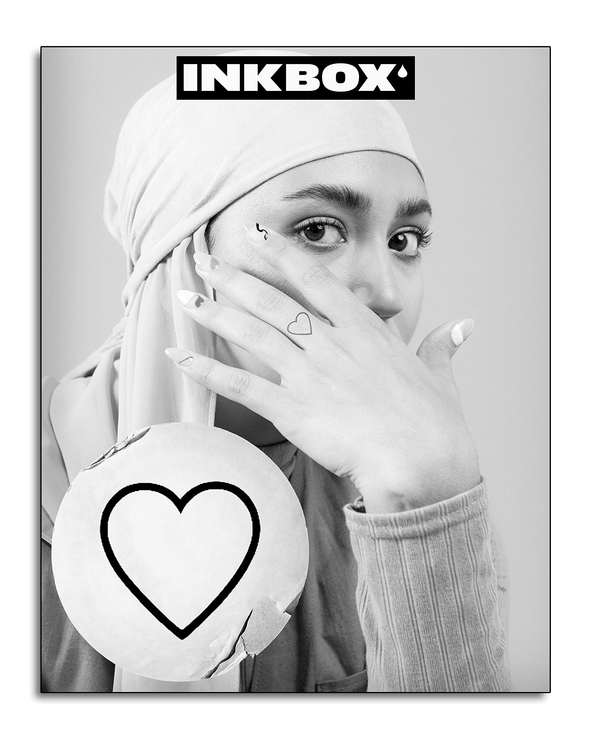 Inkbox Temporary Tattoos Bundle, Long Lasting Temporary Tattoo, Includes Maybe Just One and Make Love with ForNow ink Waterproof, Lasts 1-2 Weeks, Rose and Heart Tattoos