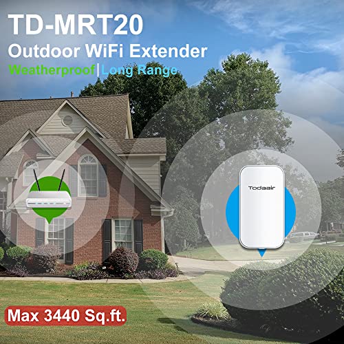 Outdoor WiFi Extender 1 Pack + RGB Smart Fairy Light 1 Pack