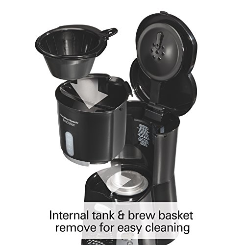 Hamilton Beach 10-Cup Coffee Maker, Programmable BrewStation Dispensing Coffee Machine (47380),Black
