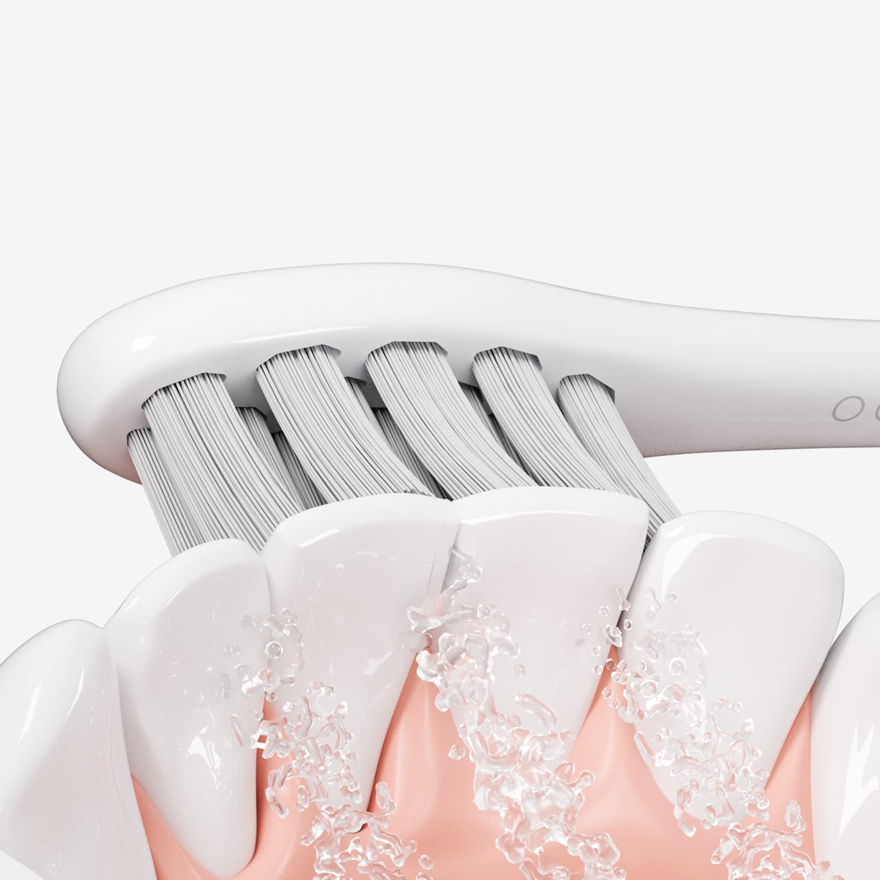 Oclean X Pro Elite Replacement Toothbrush Heads,2 Packs, White, Compatible with All Oclean Electric Toothbrush (Daily Clean)