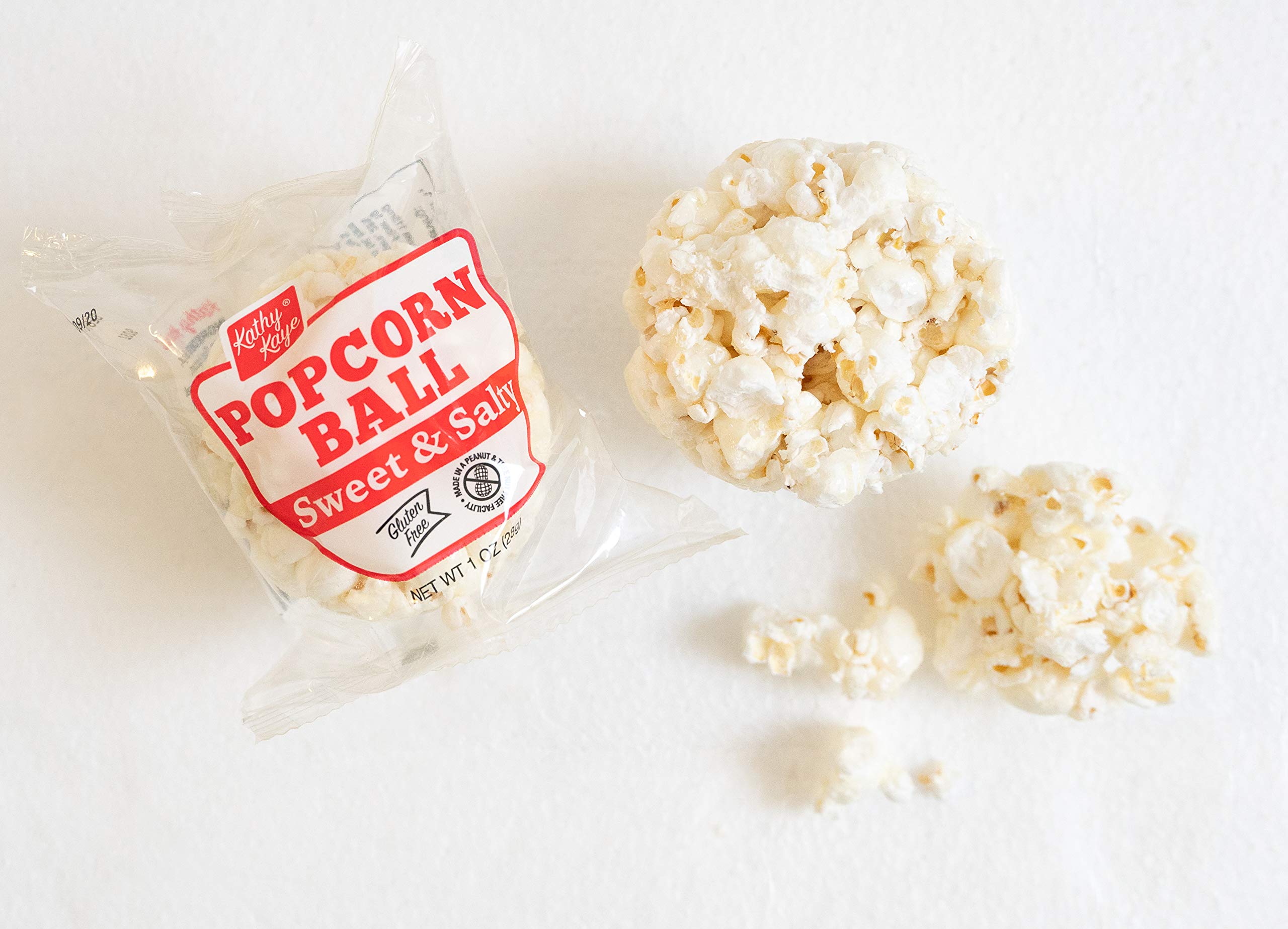 Kathy Kaye Popcorn Ball Everyday, Sweet N' Salty, 1.00 Ounce (Pack of 24)