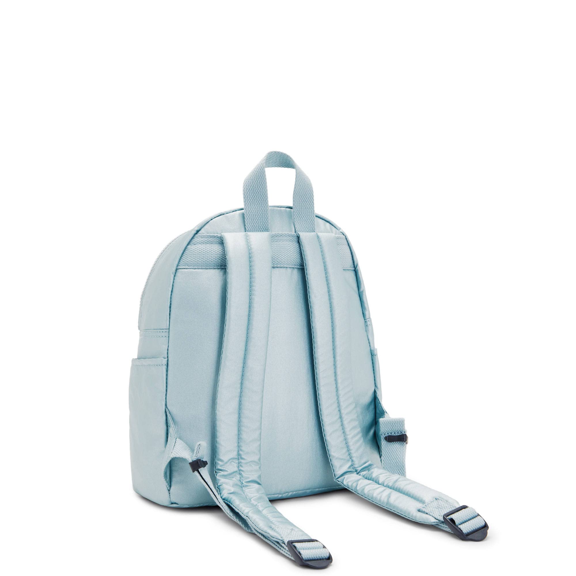 Kipling Matta Up Metallic Backpack Pearl Teal Metallic