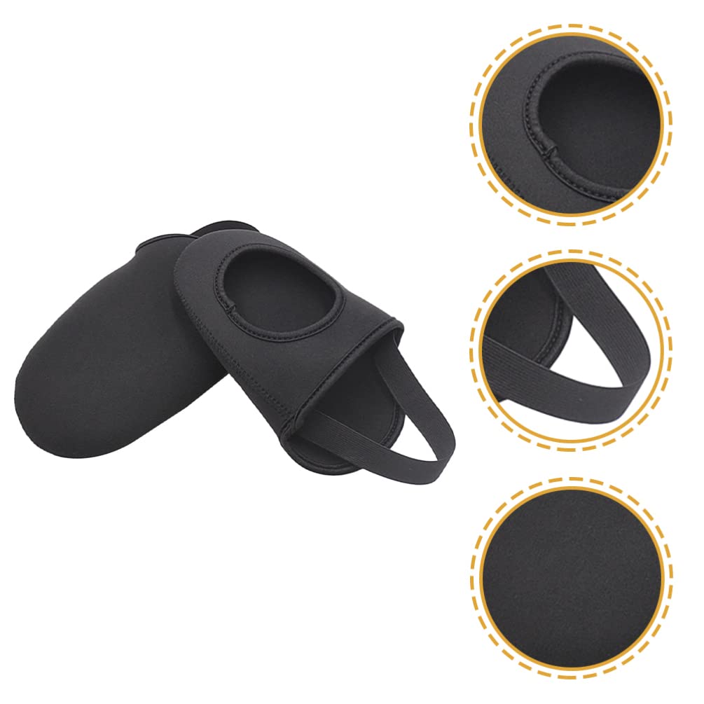 LIOOBO 1 Pair of Shoes Covers Warm Windproof Riding Half Shoe Cover Mountain Bike